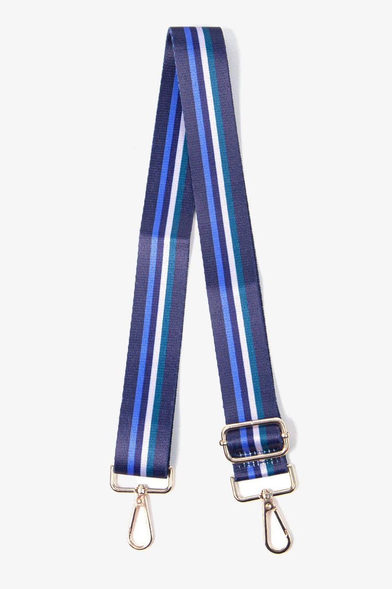 Navy Blue Centre Stripe Bag Strap – CHIC